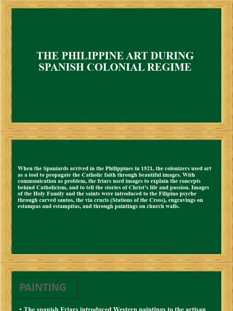 The Philippine Art During Spanish Colonial Regime | PDF | Social ...