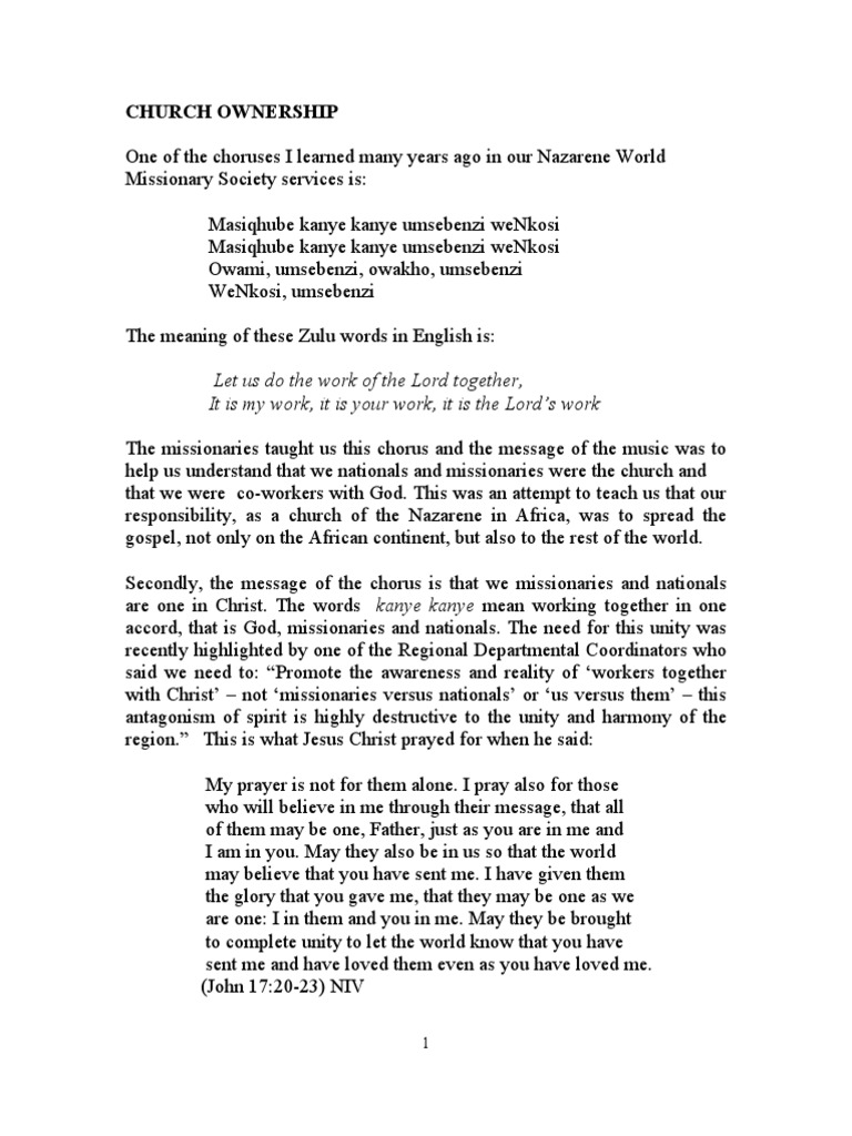 Church Ownership | PDF | Paul The Apostle | Christian Mission