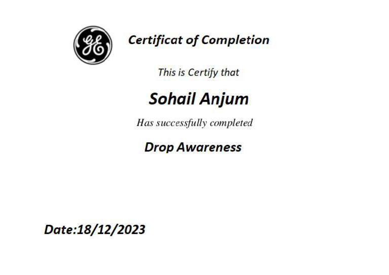 Sohail Anjum Drop Awareness | PDF