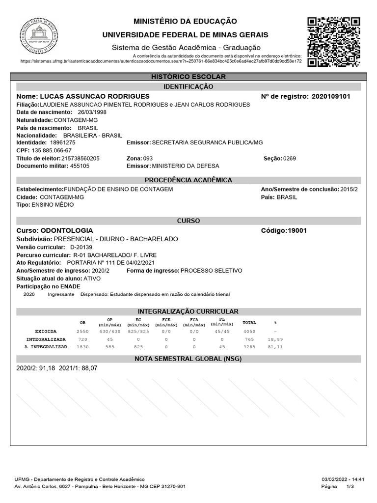 Histórico Lucas - Lucas Cloud | PDF