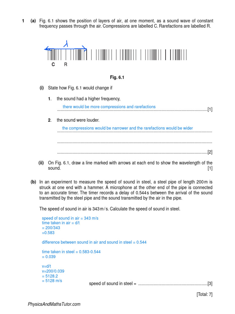 General Wave Properties 3 QP | PDF | Waves | Sound