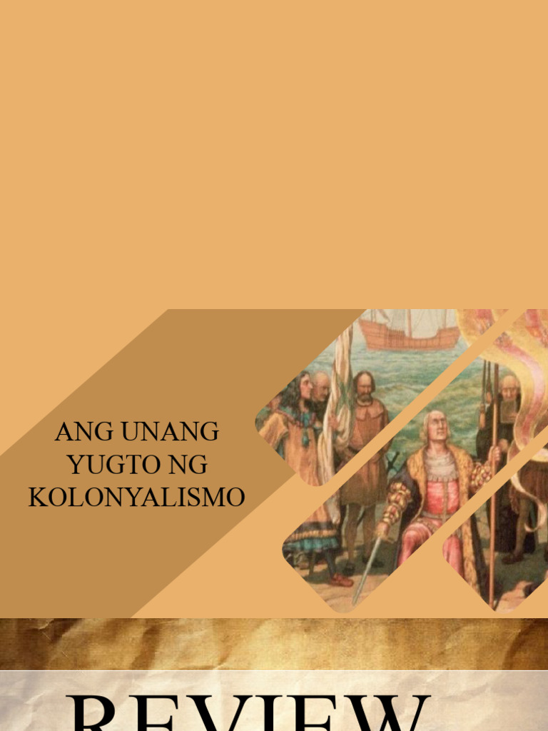 Unang Yugto NG Kolonyalismo | PDF