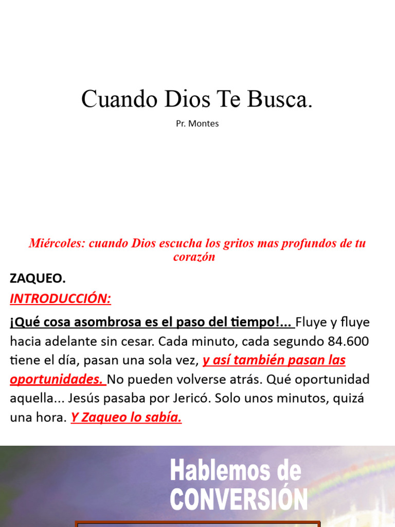 Cuando Dios Te Busca Sp 5_062427 | PDF | Pecado | Jesús