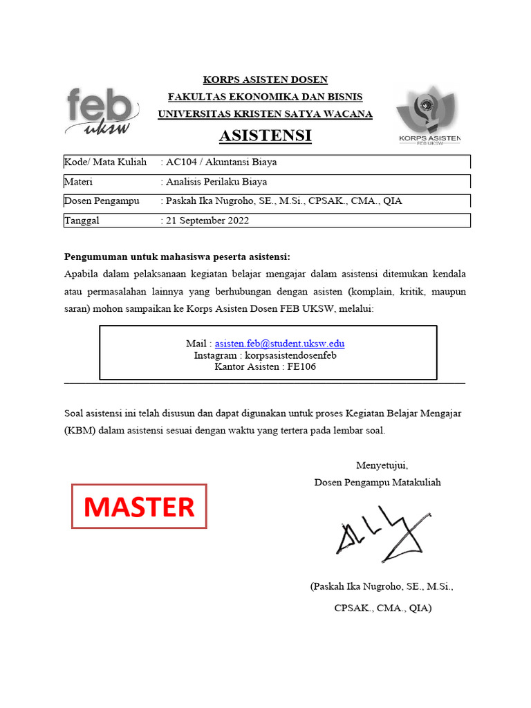 AA104 - Soal Pertemuan 2 | PDF