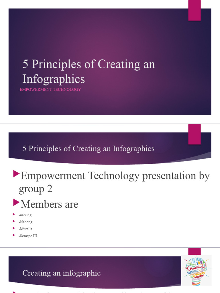 5 Principles of Creating An Infographics Emtech | Download Free PDF ...