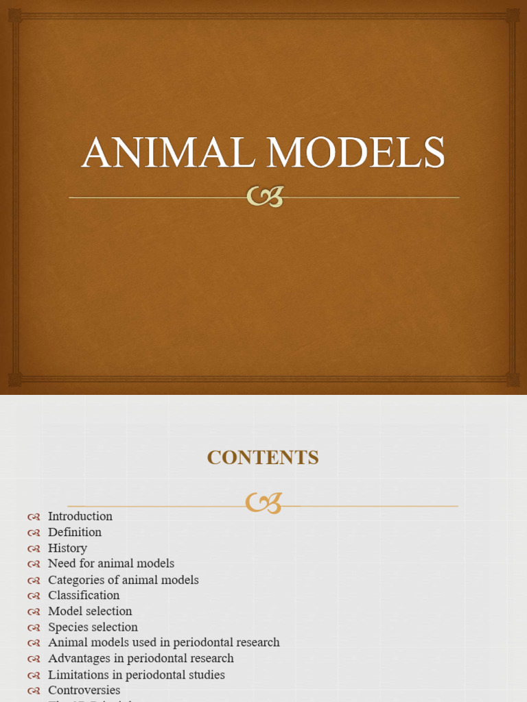 Lecture - 3 Animal Models | PDF | Animal Testing | Model Organism