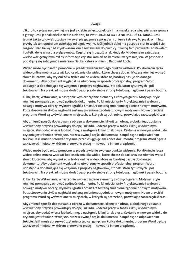 Gospoda Notatka | PDF