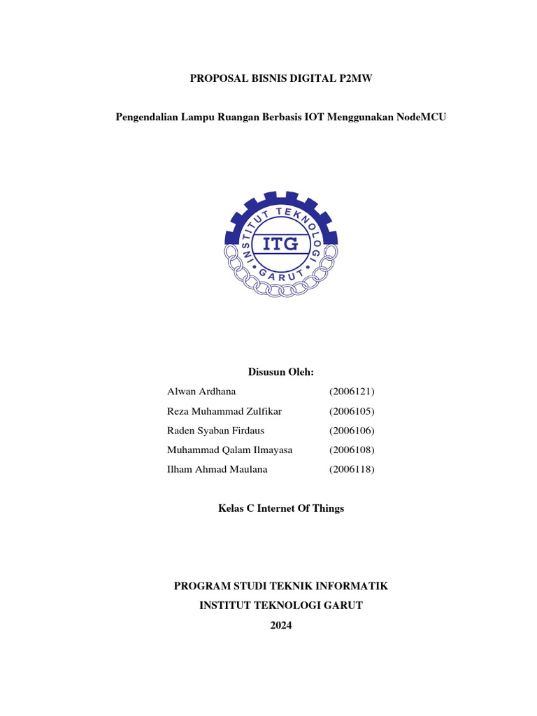 Iot - Kelompok 5 - C | PDF