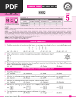 Icso Sample Paper Class-1 2025-26 | PDF | Computing