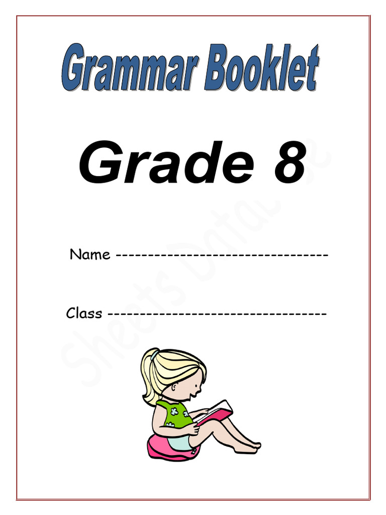 Grammar Booklet Grade 6 Part 2 Sheets Database | PDF | Adverb | Comma