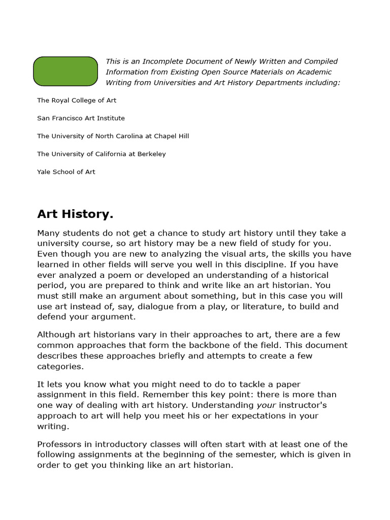 Academic Writing Guides | PDF