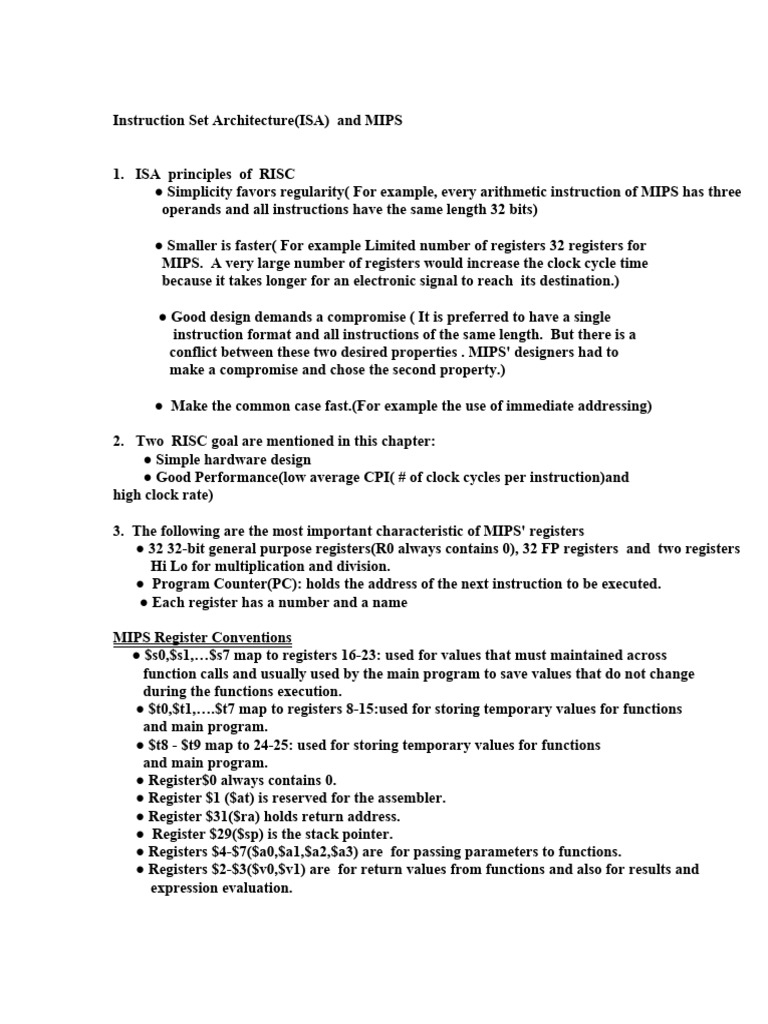Chapter 3 ISA | PDF | Computing | Computer Programming