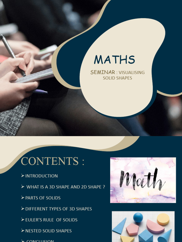Maths Seminar Class 8 | PDF | Shape | Tetrahedron
