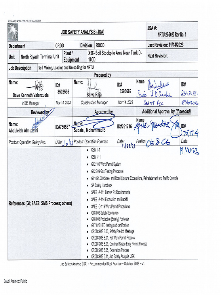 NRTU-27-2023-X56-Rev. 1-Soil Mixing-Soil Stockpile Area | PDF