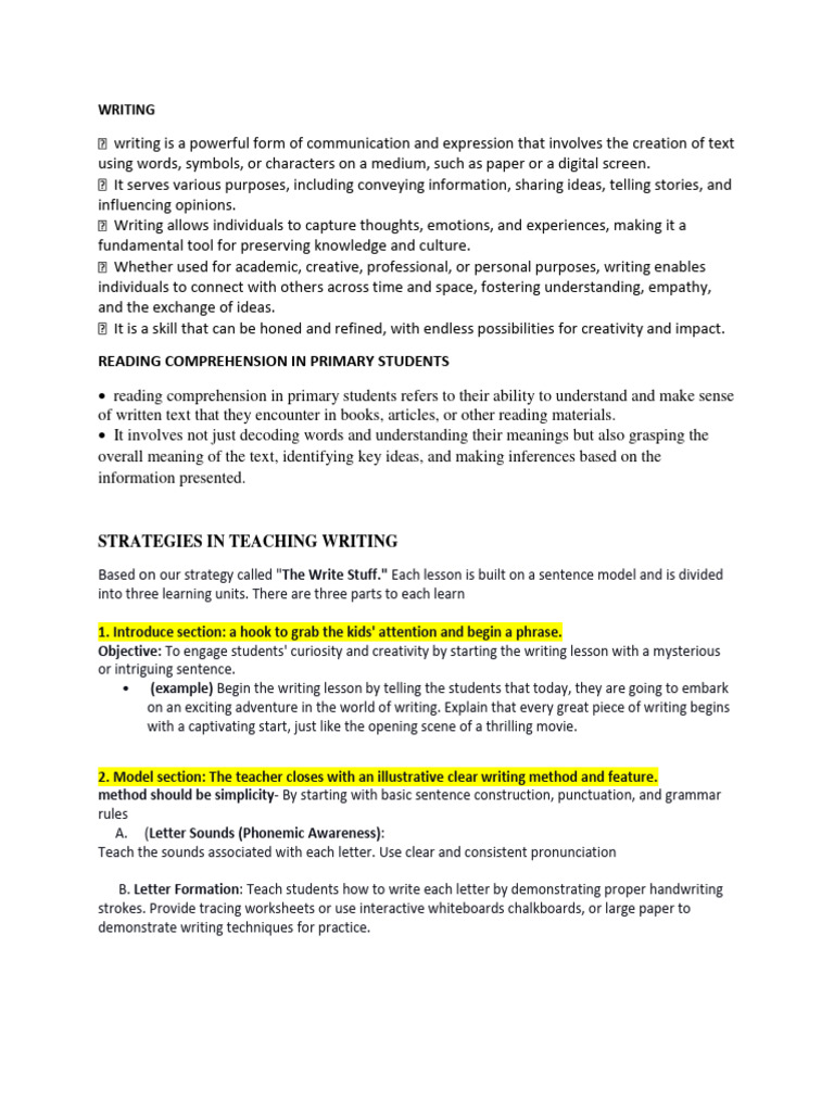 WRITING | PDF