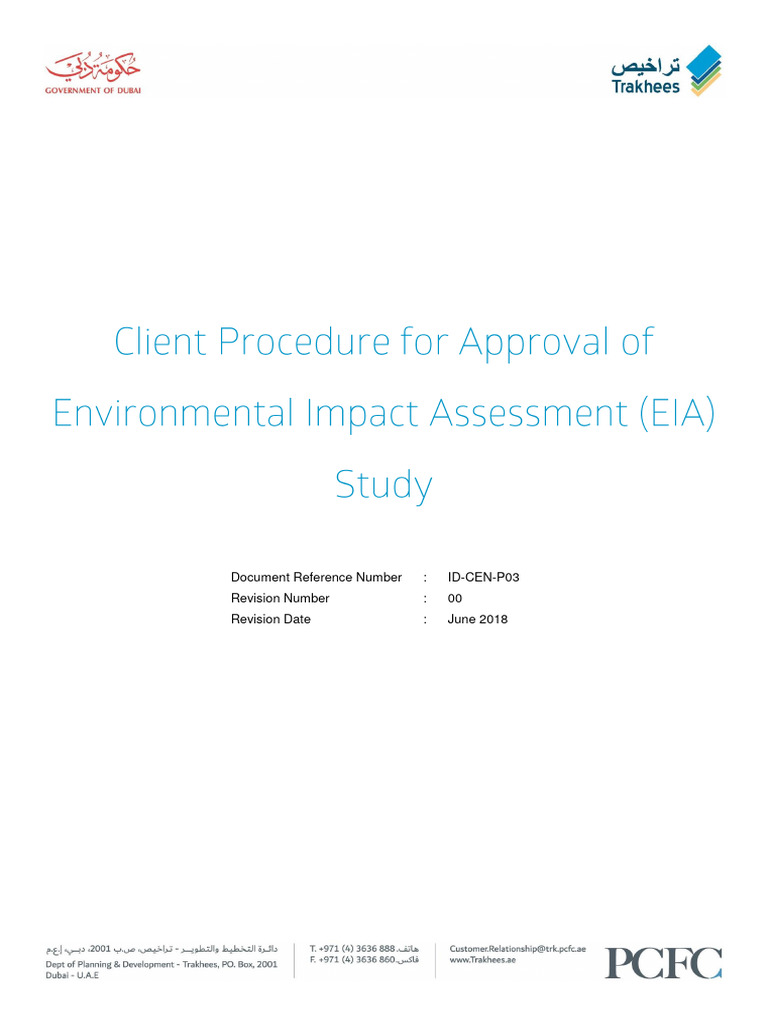 ID-CEN-P03, CP For Issuance of Environmental Impact Assessment (EIA ...