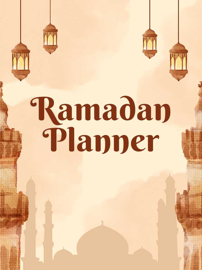 Ramadan Planner | PDF | Ramadan | Sharia
