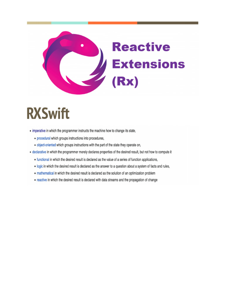 RXSwift | PDF
