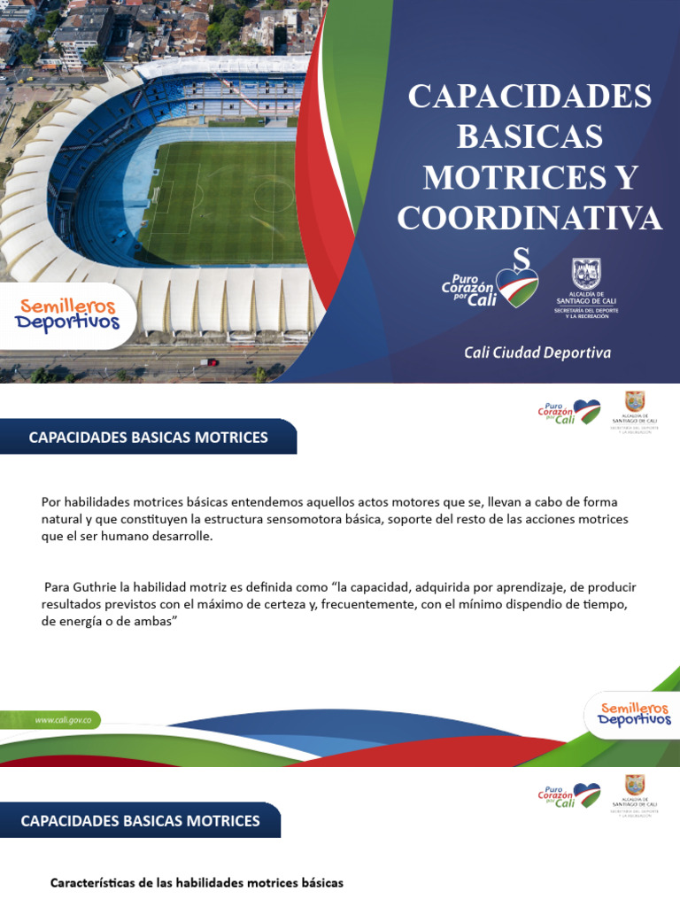 Capacitacion Capacidades Basicas Motrices y Coordinativas | PDF
