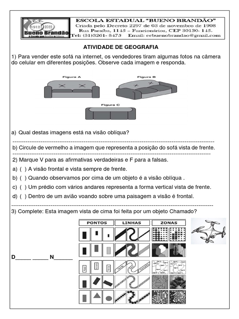 Atividades Diferentes Pontos de Vista | PDF Atividades Diferentes Pontos de Vista | PDF