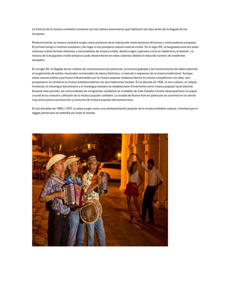 Musica Caribeña | PDF