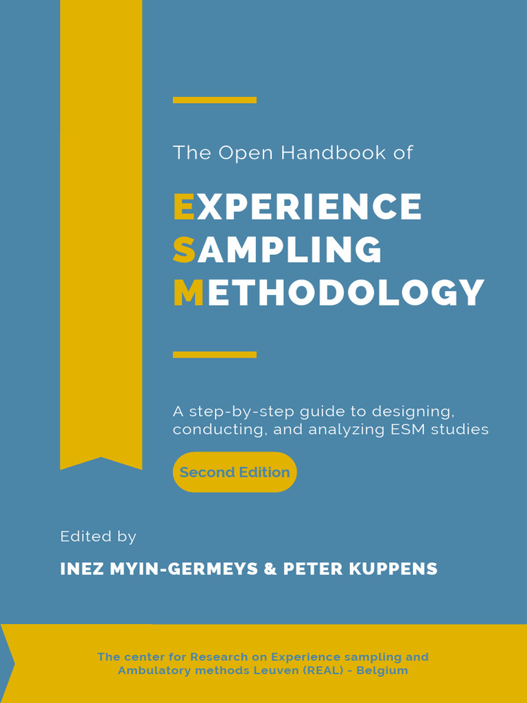 The Open Handbook of Experience Sampling Methodology | PDF