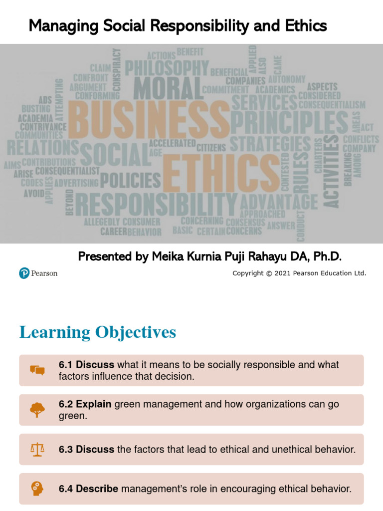 Managing Social Responsibility and Ethics | Download Free PDF ...