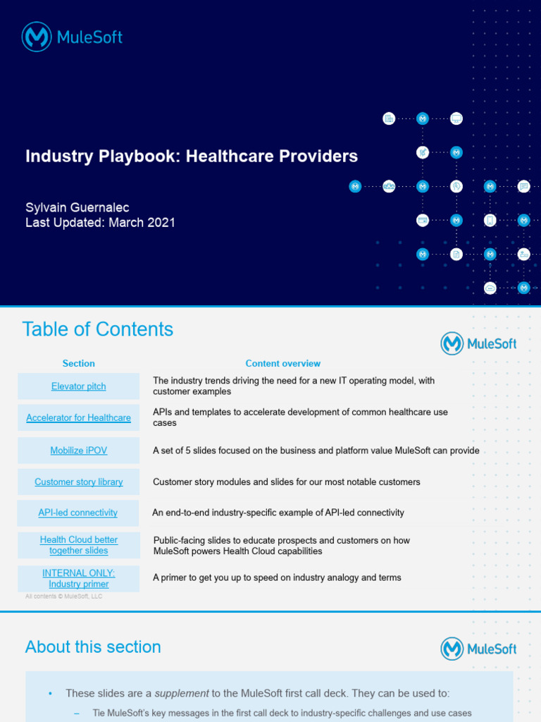 Healthcare Providers Industry Playbook | PDF | Electronic Health Record ...