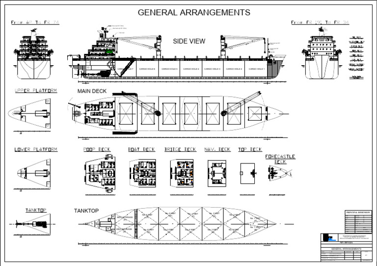 DWG No.01-42 18 40122-GA | Download Free PDF | Sailor | Ships