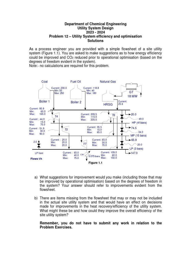 Utility Systems | PDF | Boiler | Steam