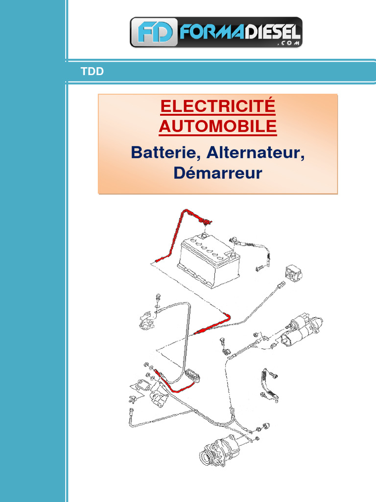 Electricite Automobile, Part 1 - Batterie | PDF | Sciences et mathématiques