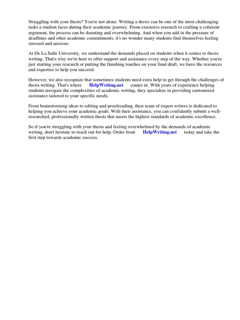 De La Salle University Thesis | PDF | Thesis | Legal Education