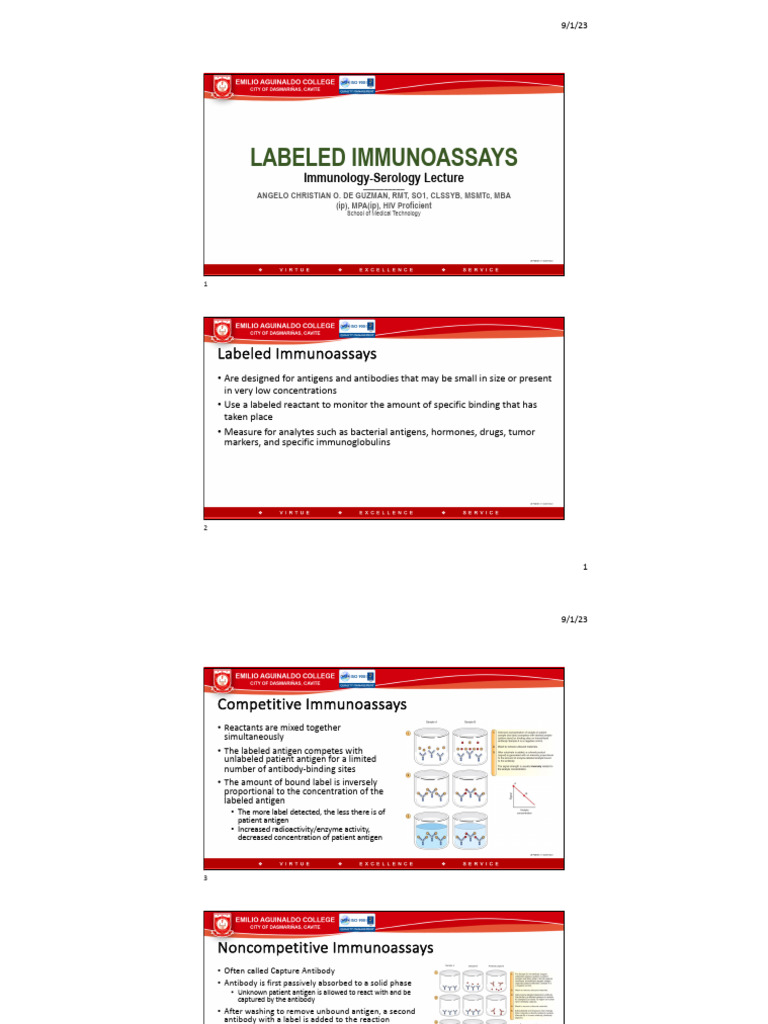 012 - Labeled Immunoassays | PDF