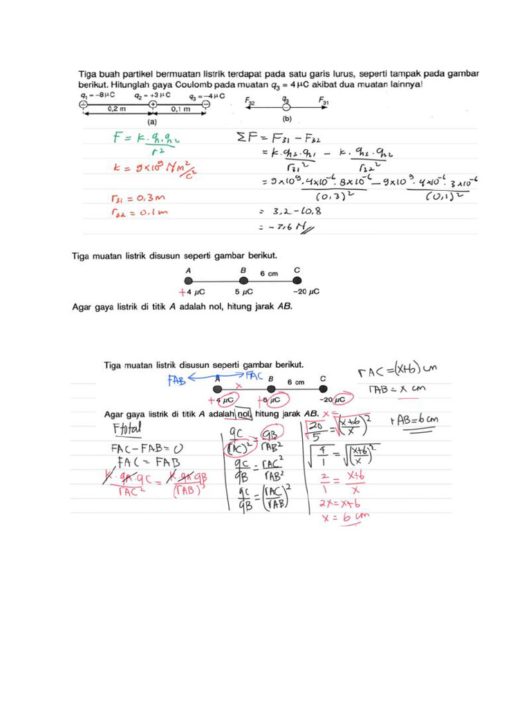 Soal HK Coulomb | PDF