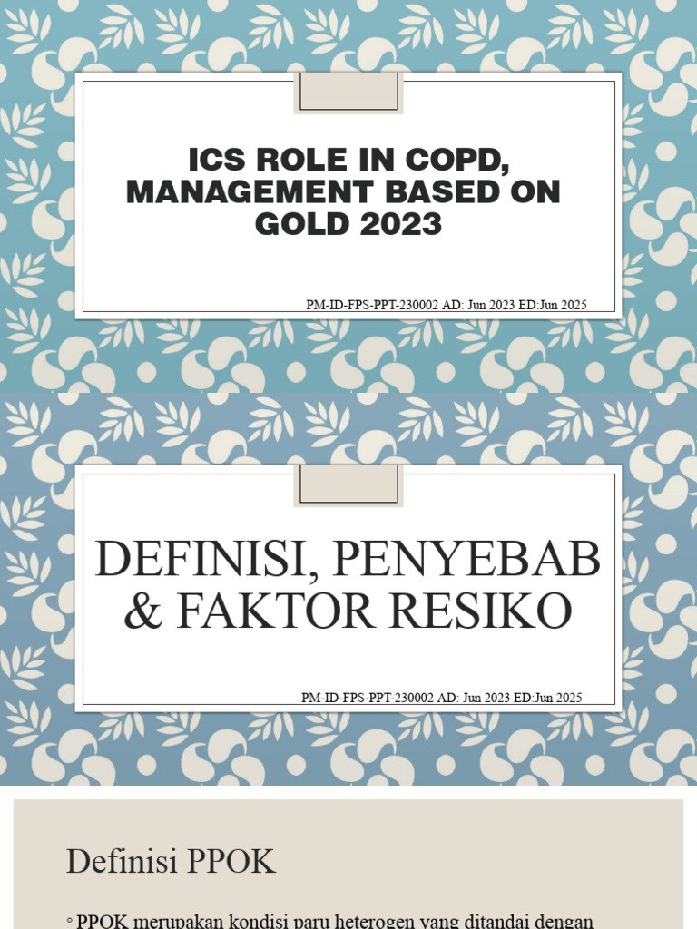 Ppok Gold 2023 | PDF