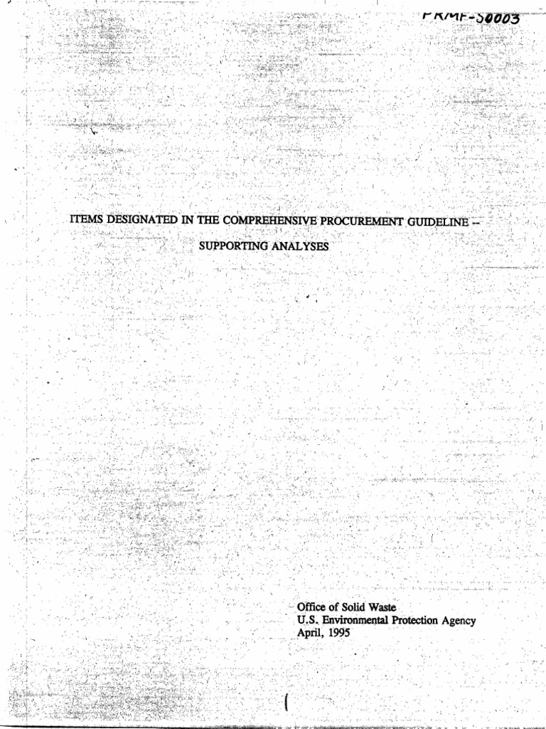 EPA Solid Waste Characterization Guide | PDF | Waste | Municipal Solid ...
