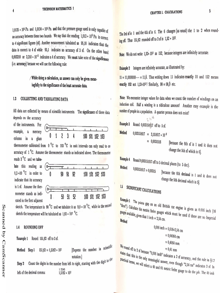 Technikon Mathematics 1 | PDF