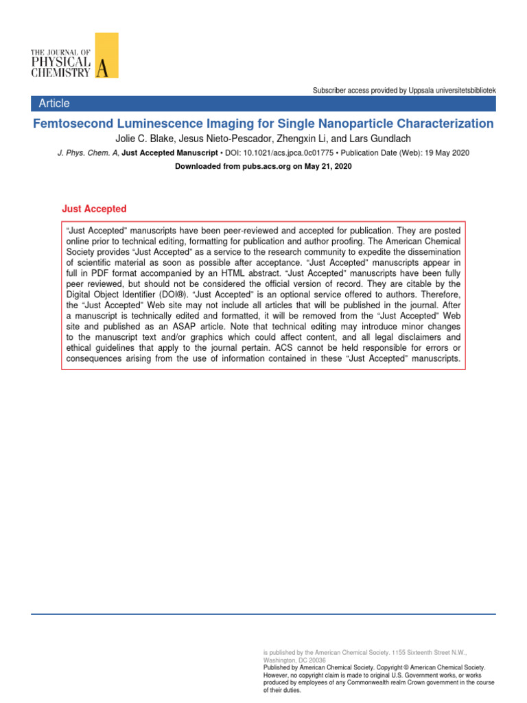 2020 - J. Phys. Chem. A - Femtosecond Luminescence Imaging For Single ...