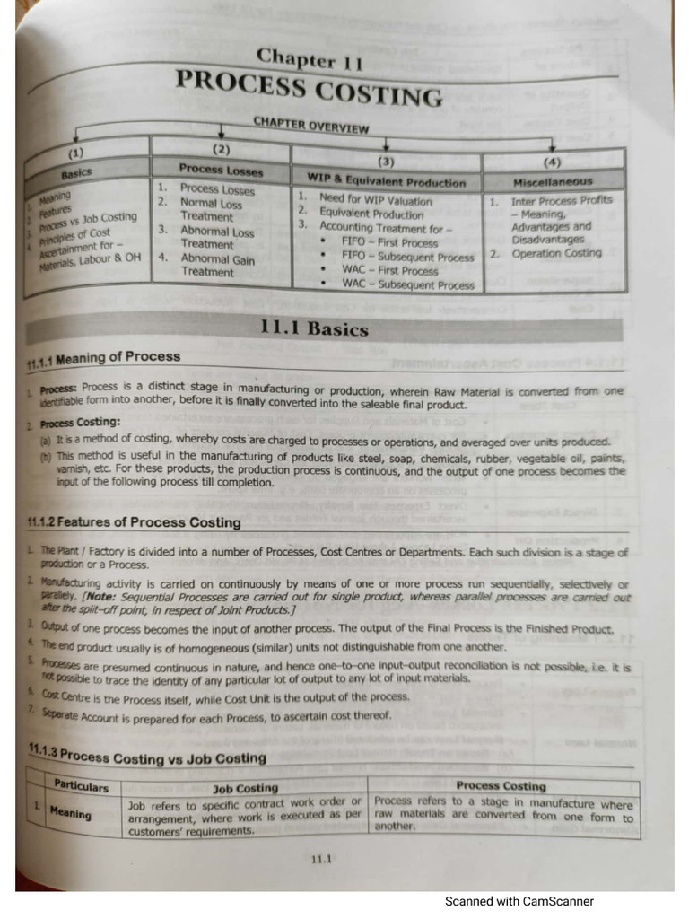 Process Costing | PDF
