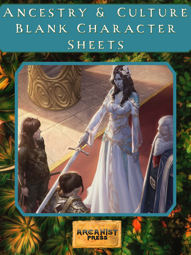 AC Fillable Blank Character Sheets v2 | PDF
