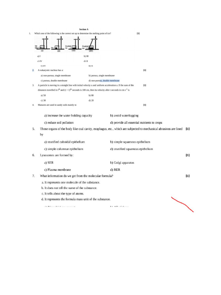 Science Model Paper Pdf