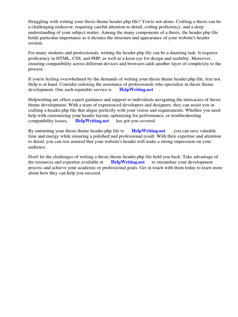 Thesis Theme Header - PHP | PDF | Word Press | World Wide Web Thesis Theme Header - PHP | PDF | Word Press | World Wide Web