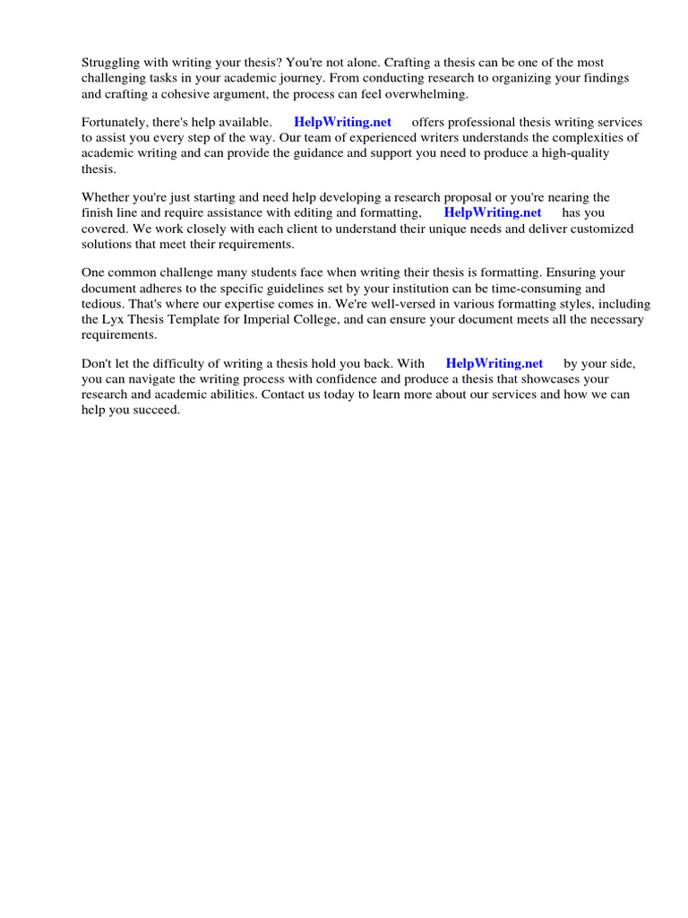 Lyx Thesis Template Imperial College | PDF | Thesis | Books