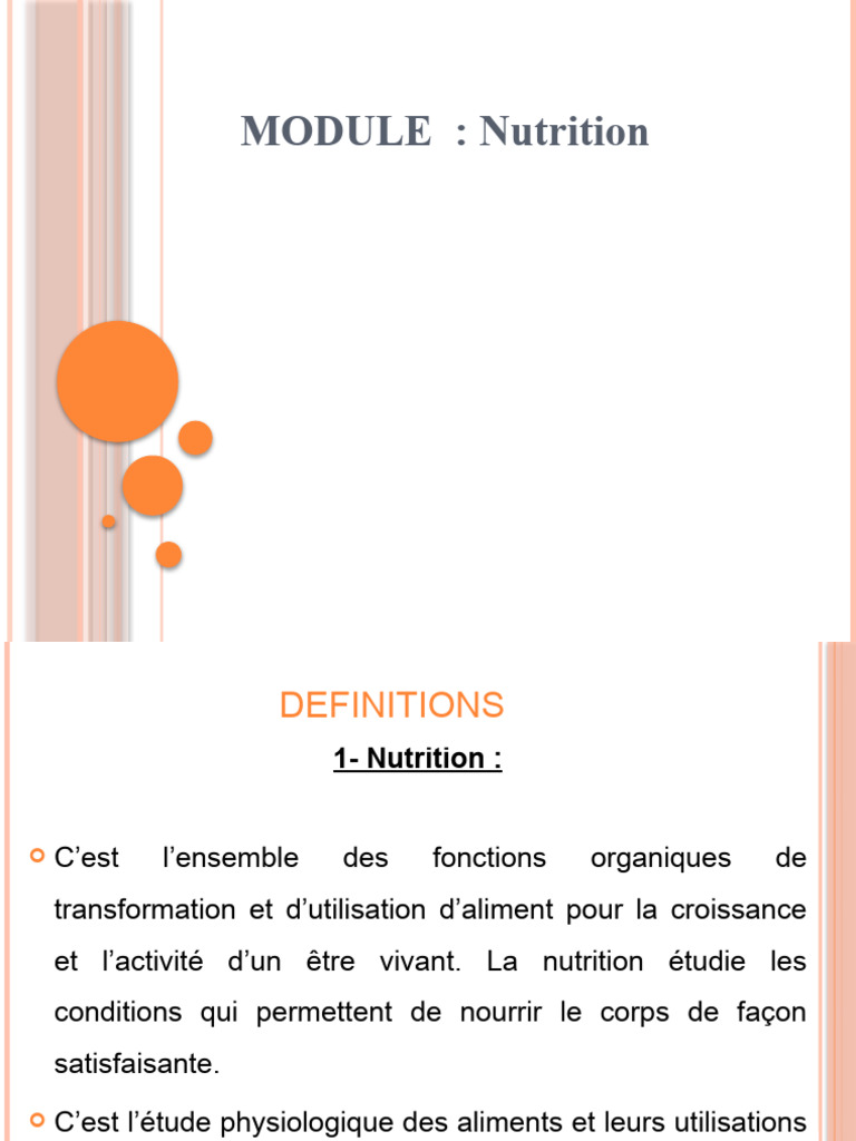 Guide complet sur la nutrition humaine | PDF | Nutriments | Nutrition