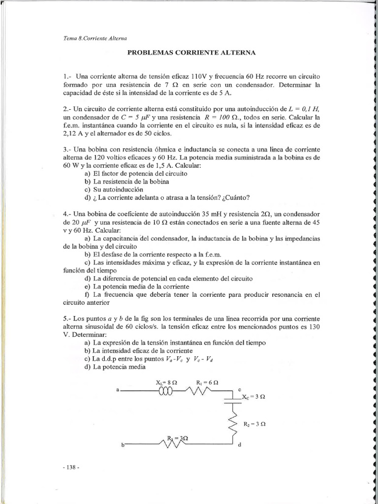 Enunciados Problemas Temas 8-11 | PDF