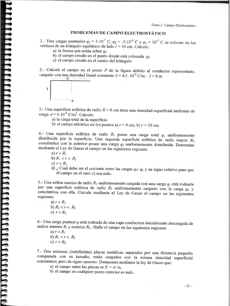 Enunciados Problemas Temas 1-6 | PDF