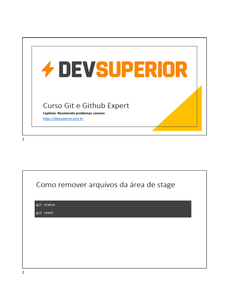 Resolvendo Problemas Comuns no Git e GitHub | PDF | Casa e Jardim