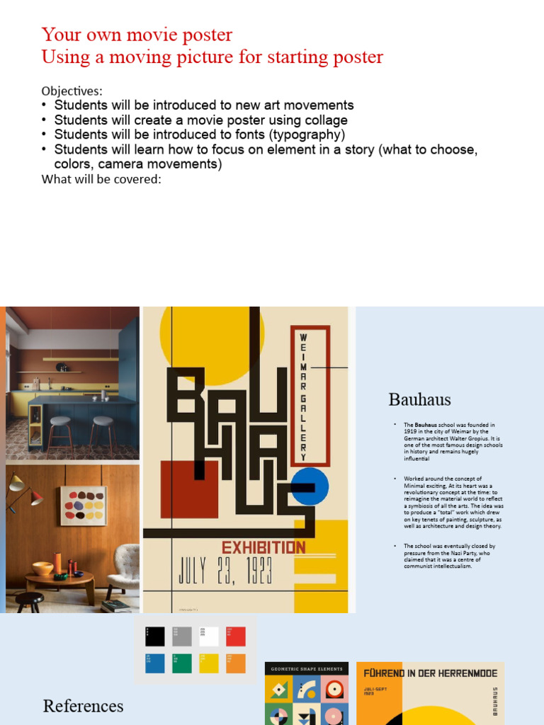 Create Your Own Movie Poster Guide | PDF | The Arts | Aesthetics