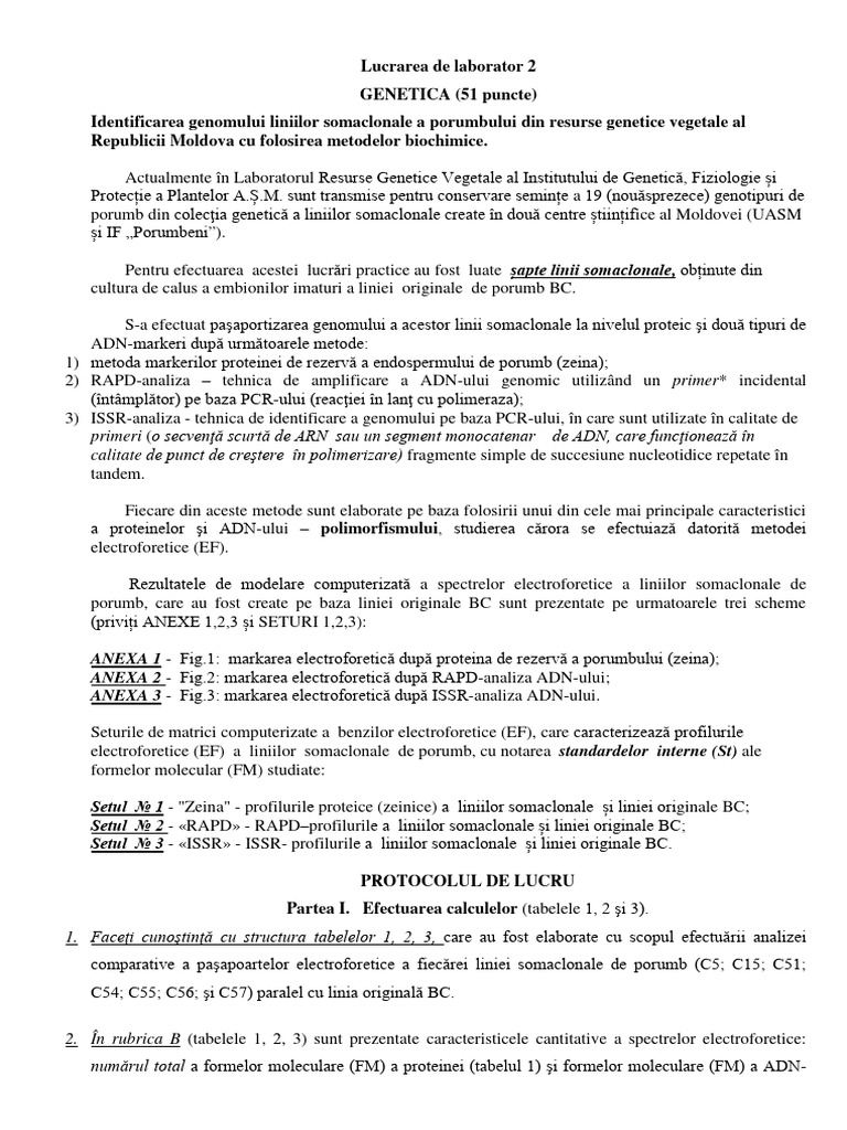 Ol17 Bio Practica Genetica Ro | PDF