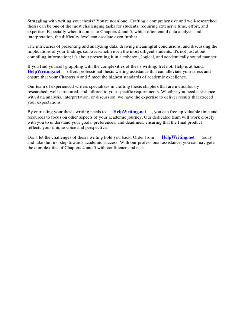 Sample Thesis Chapter 4 5 | PDF